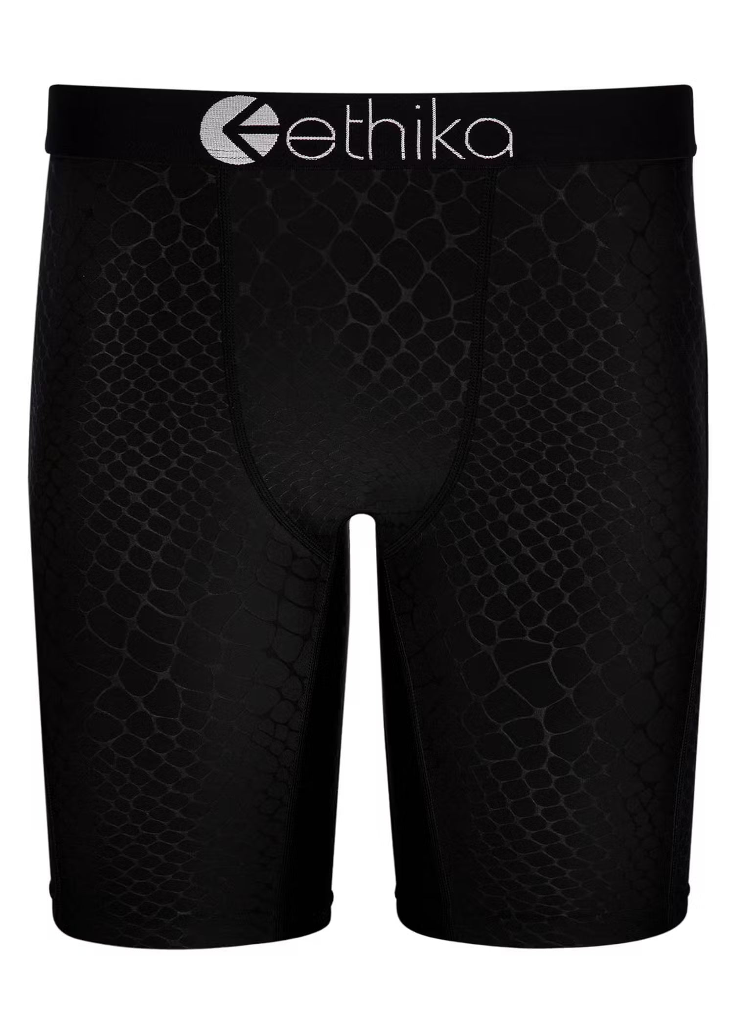 Mens Python Embossed Black Staple – Ethika Australia